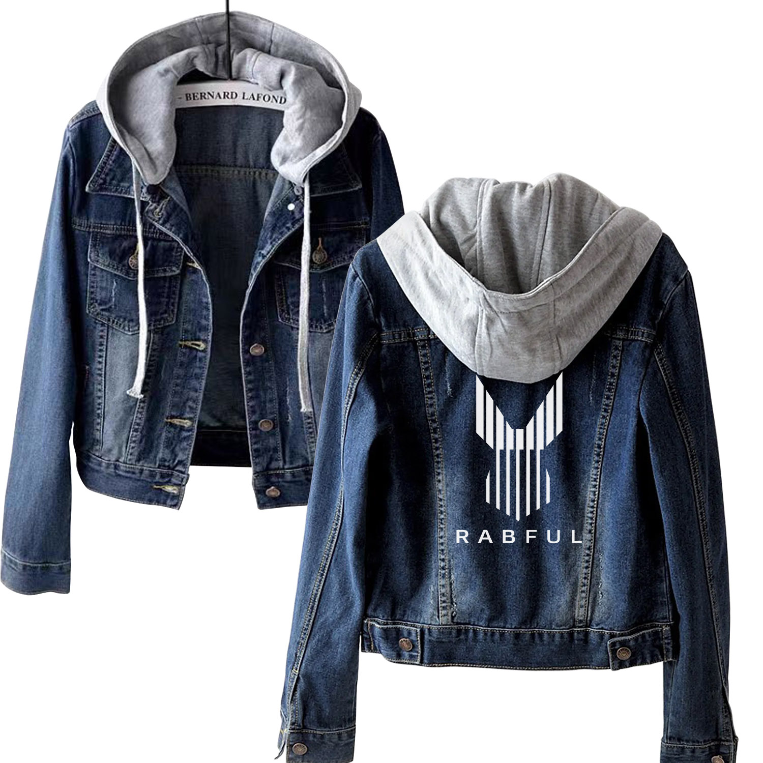 Pittsburgh Steelers Hooded Denim Jacket